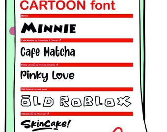 The Ultimate 5 Fonts cartoon Font Font Bundle Ttf Svg Heart Font ...