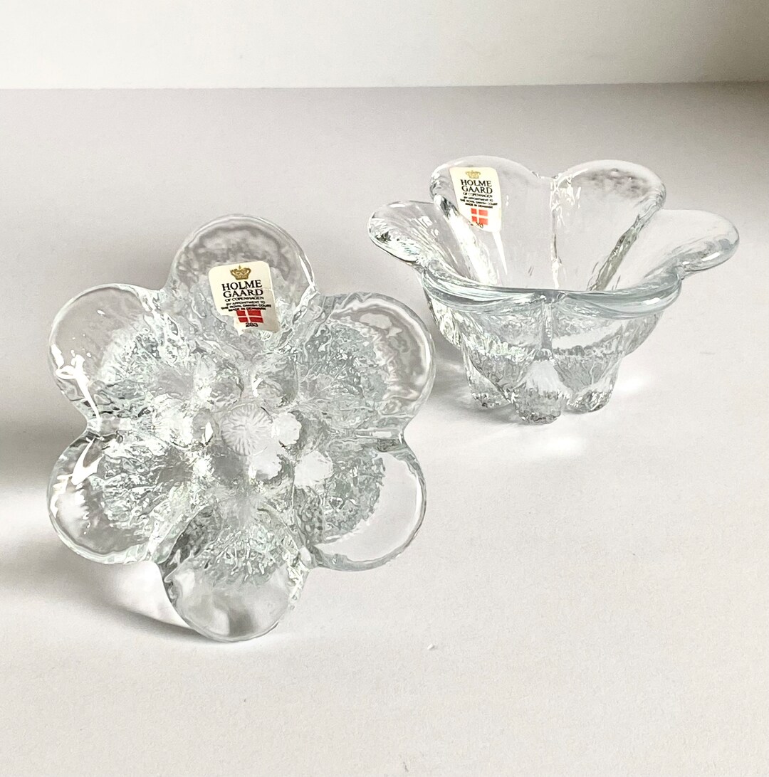 Holmegaard Crystal Glass Multi Series Mini Bowls, Danish Design Sidse ...
