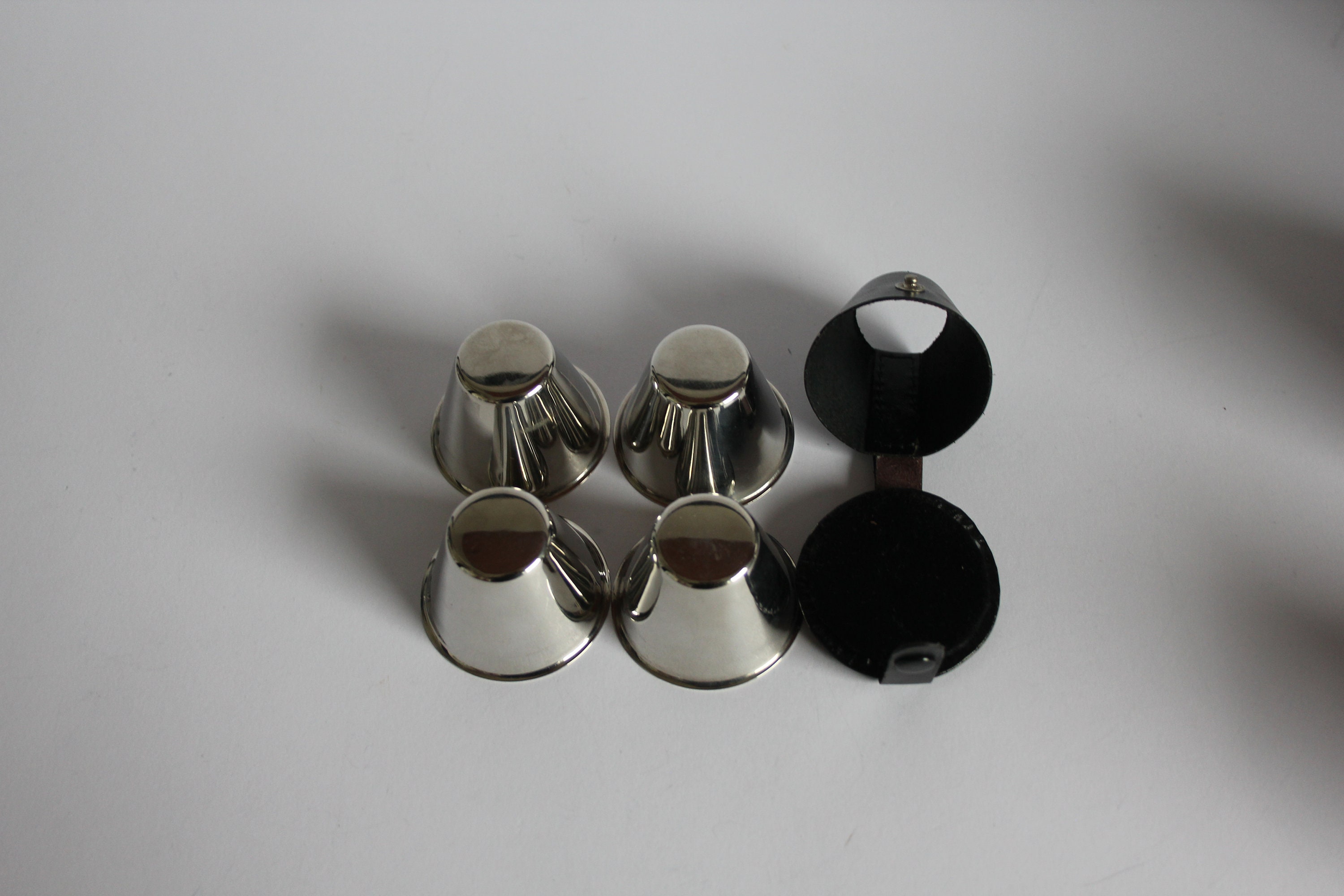 Vintage Danish Stirrup Shot Cups, Stainless Steel Travel Barware, Groom ...