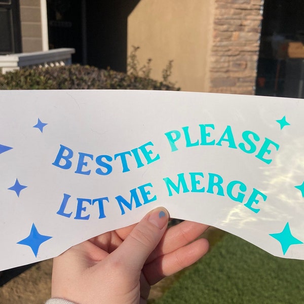Bestie Let Me Merge Svg - Etsy