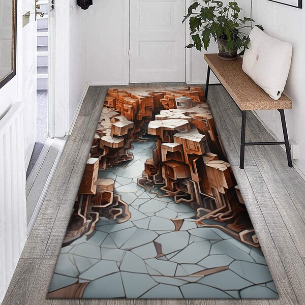 3d Hallway Rug - Etsy