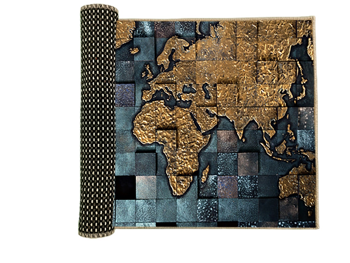 Historical Map Map Decor Map Rug World Map Rug Educational - Etsy