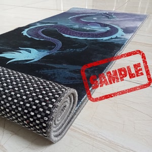 Dungeons Dragons Rug, Gamer Card Rug, Dragon Card Rug,dnd Rug, Under ...