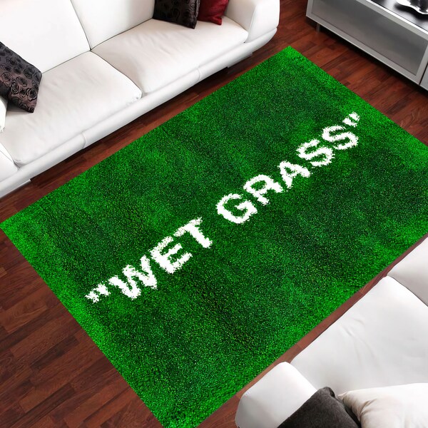 Wet Grass Rug - Etsy