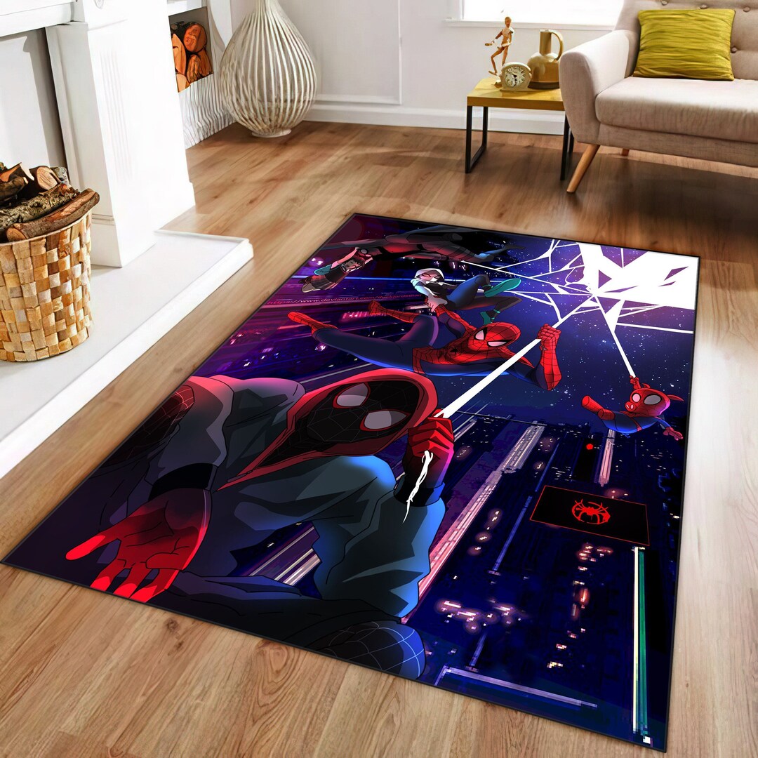 Spiderman, Spiderman Rug, Spider Man Rug, Kids Room Rug, Gift for Him ...