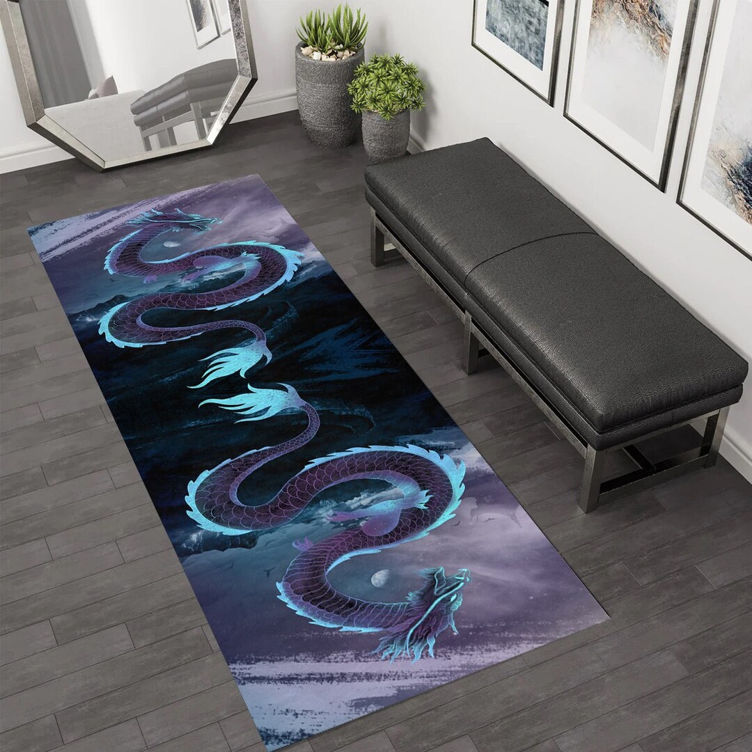 Dungeons Dragons Rug, Gamer Card Rug, Dragon Card Rug,dnd Rug, Under ...