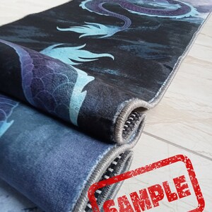 Dungeons Dragons Rug, Gamer Card Rug, Dragon Card Rug,dnd Rug, Under ...
