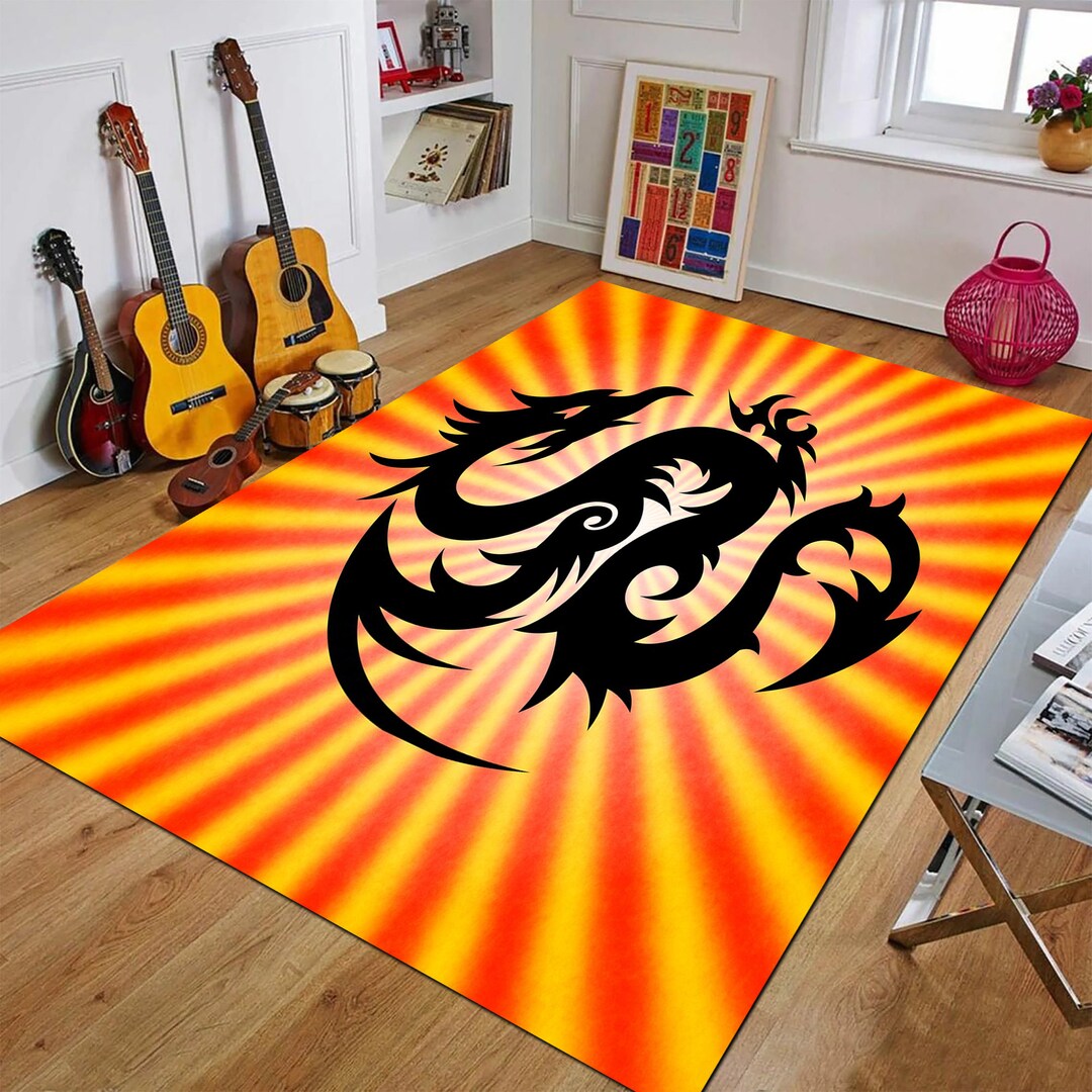 Dungeons Dragons Rug,dungeons Rug,dragon Rug,living Room Rug,custom Rug ...