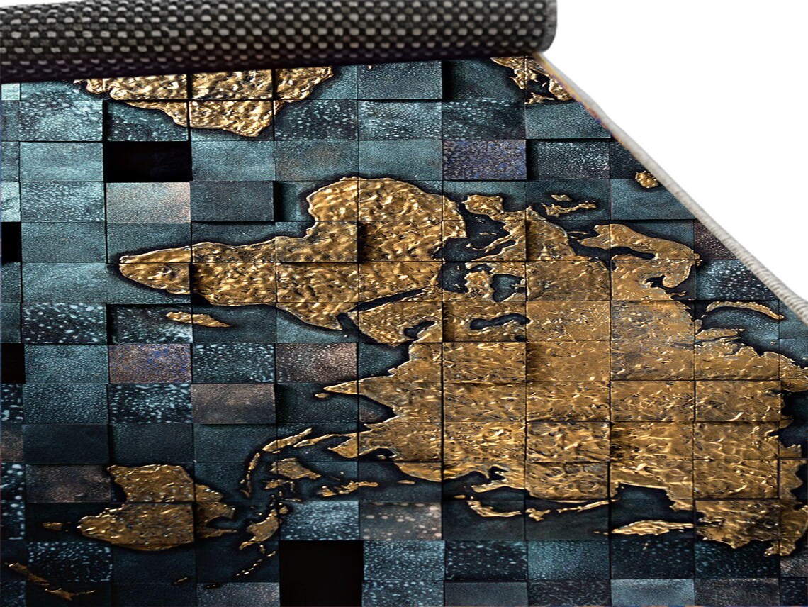 Historical Map Map Decor Map Rug World Map Rug Educational - Etsy