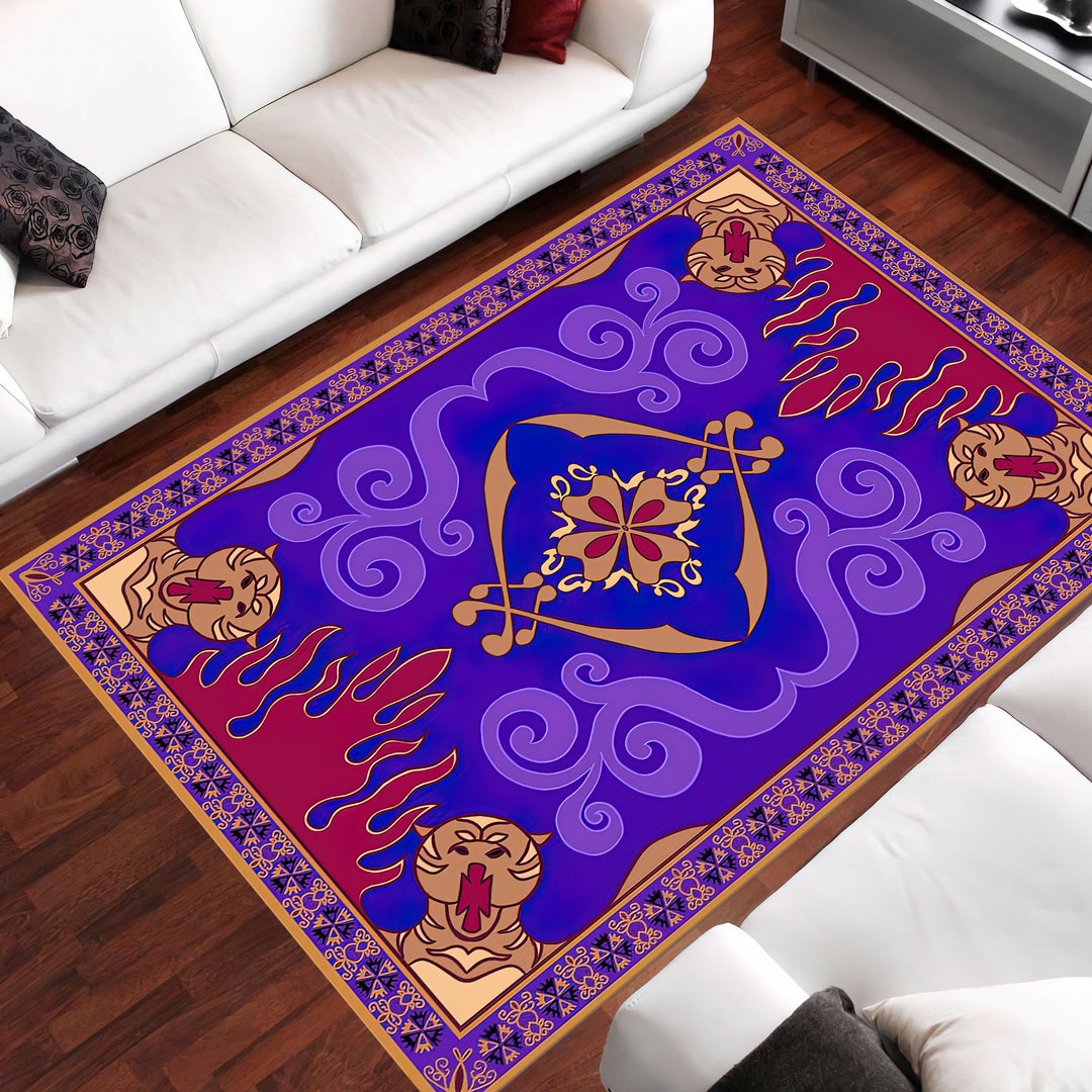 Aladdin Rug, Flying Rug, Magic Rug, Area Rug, Movie Room Rug, Fan Rug ...