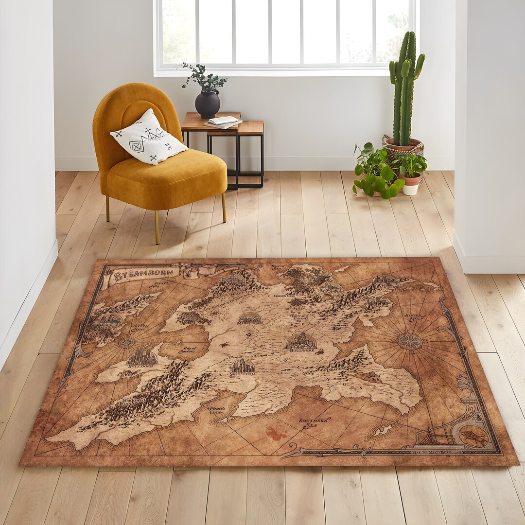 Middle Earthmiddle Earth Rugmap Rugworld Map Rugfan Map - Etsy UK