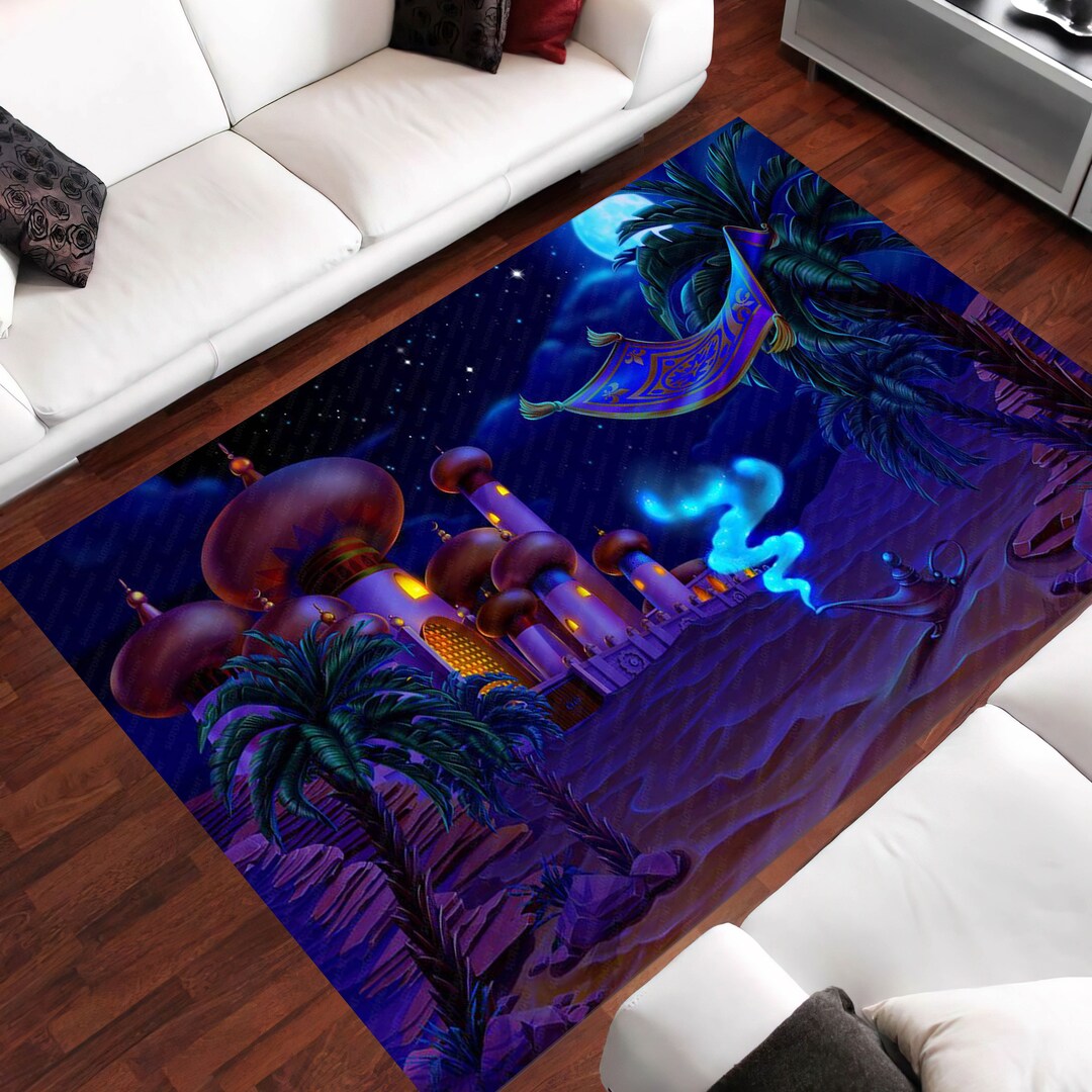 Aladdin Rug, Flying Rug, Magic Rug, Area Rug, Movie Room Rug, Fan Rug ...
