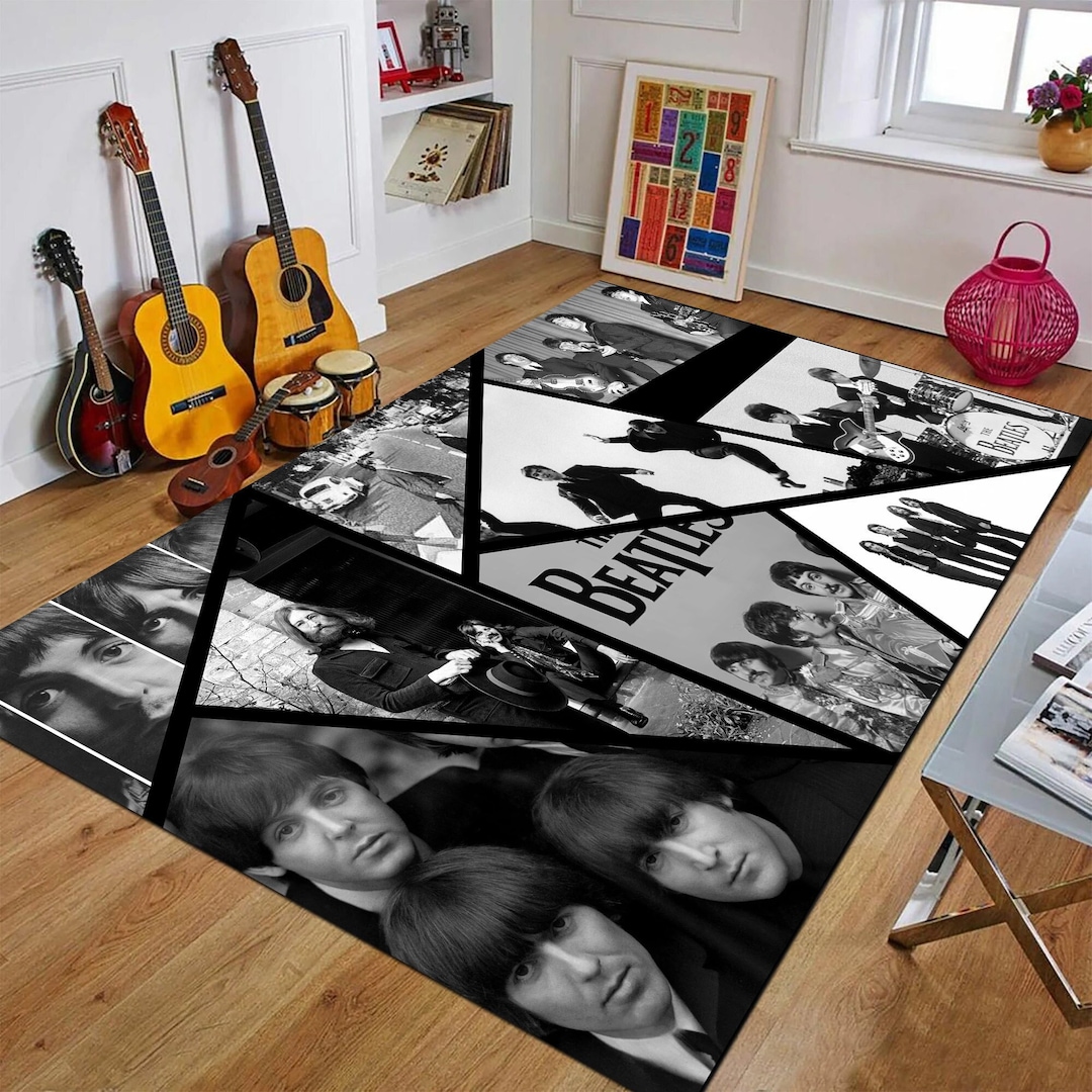 The Beatlesthe Beatles Rug the Beatles Gift music Rug Area - Etsy