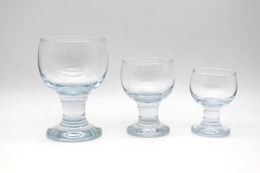 Holmegaard Kroglas Shot Glass Red Wine Glass 70s per Lüttken note Scratches at 20 Cm - Etsy