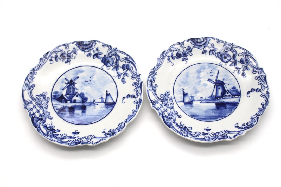 Rauenstein Wall Plate Delft the Donkey Runs Continuously - Etsy