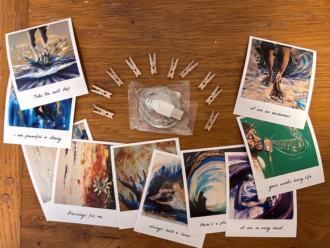 10 Retro Affirmation Prints / Letterbox Gift / Christian/ Bible /gift ...