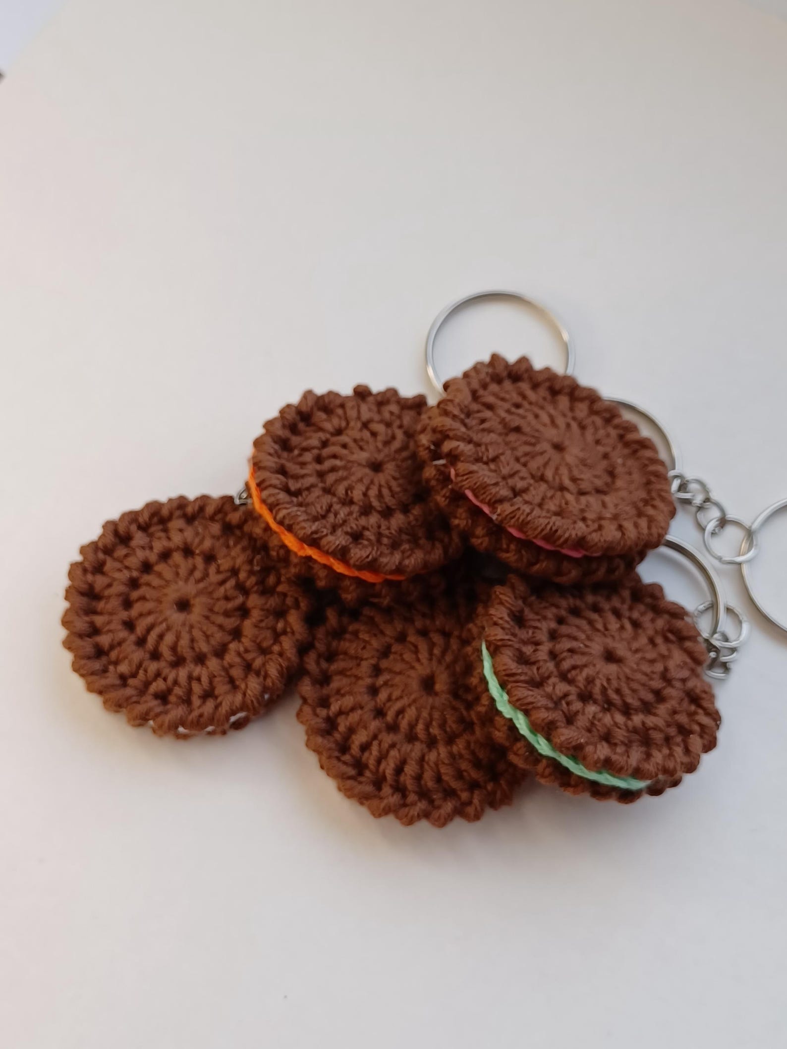 Crochet OREO Cookie Keychain - Etsy
