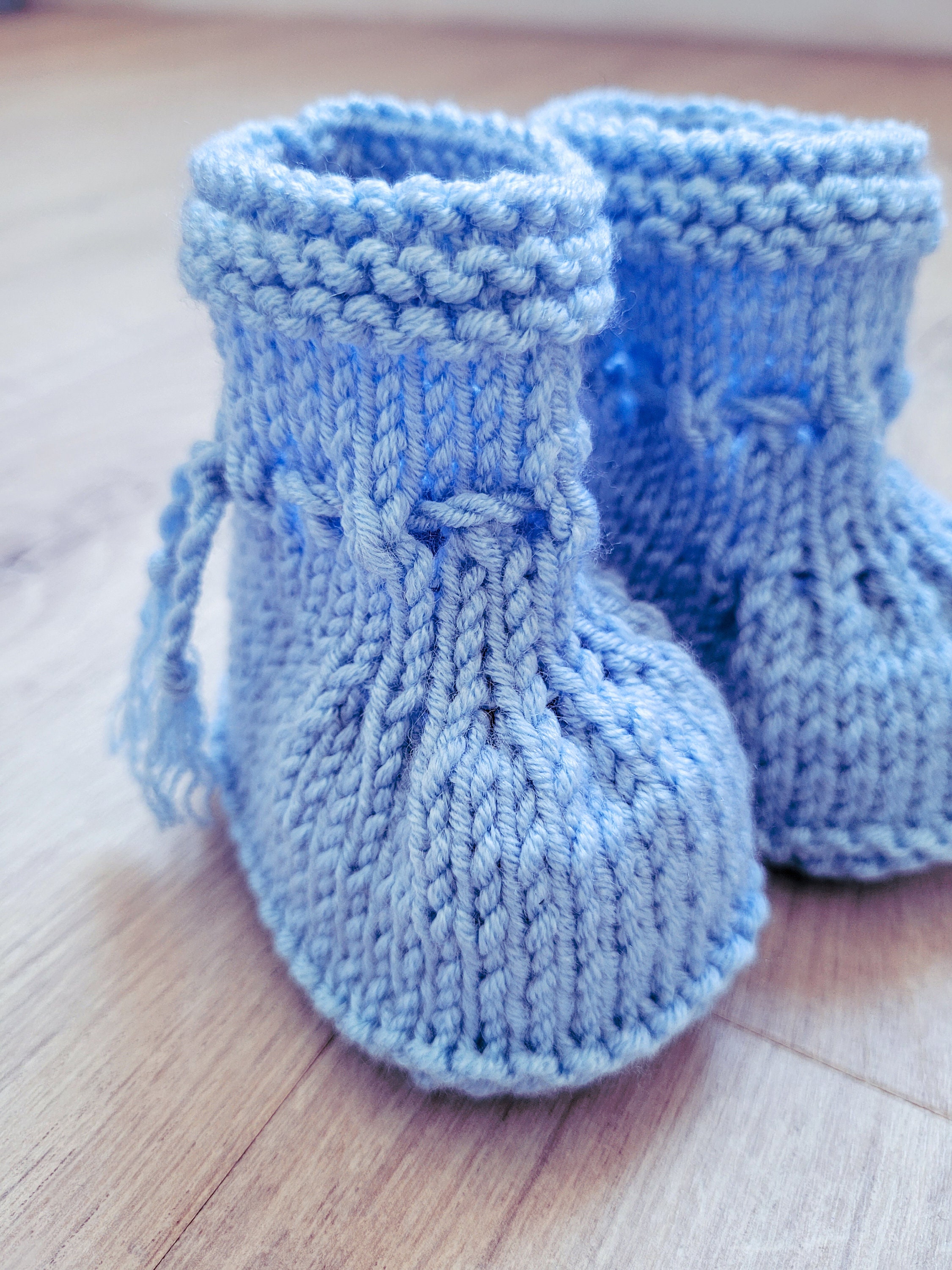 Knitting Pattern PDF Baby Booties, Knitting Pattern for Baby, Pdf Knit ...