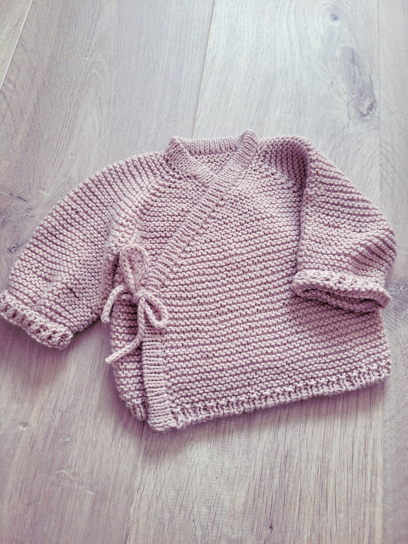 Knitting Pattern Baby Jacket PDF – Easy Knit Cardigan for Girls and ...