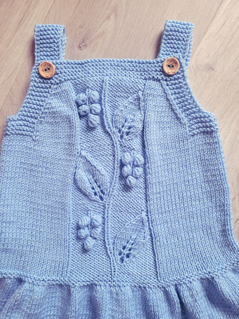 Knitting Pattern Baby Dress / Baby Dress / Knitted Dress / Baby ...