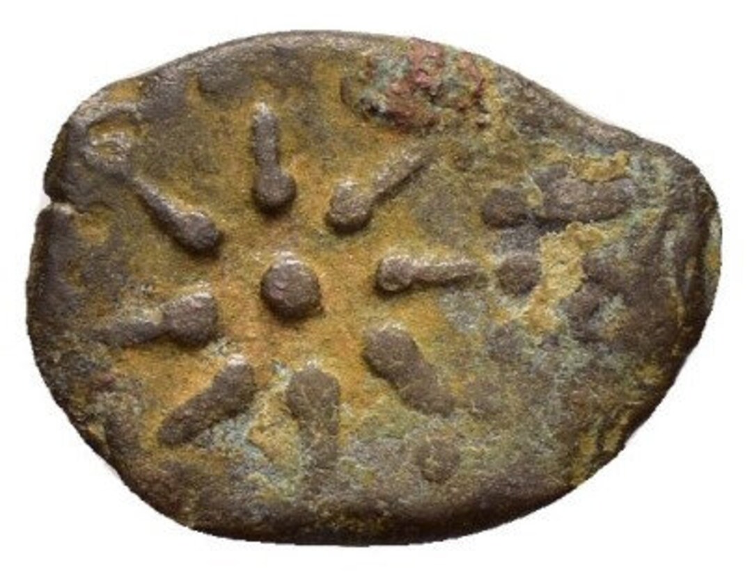 Widow's Mites. Authentic Ancient Biblical Coin. JUDAEA. Hasmonean ...