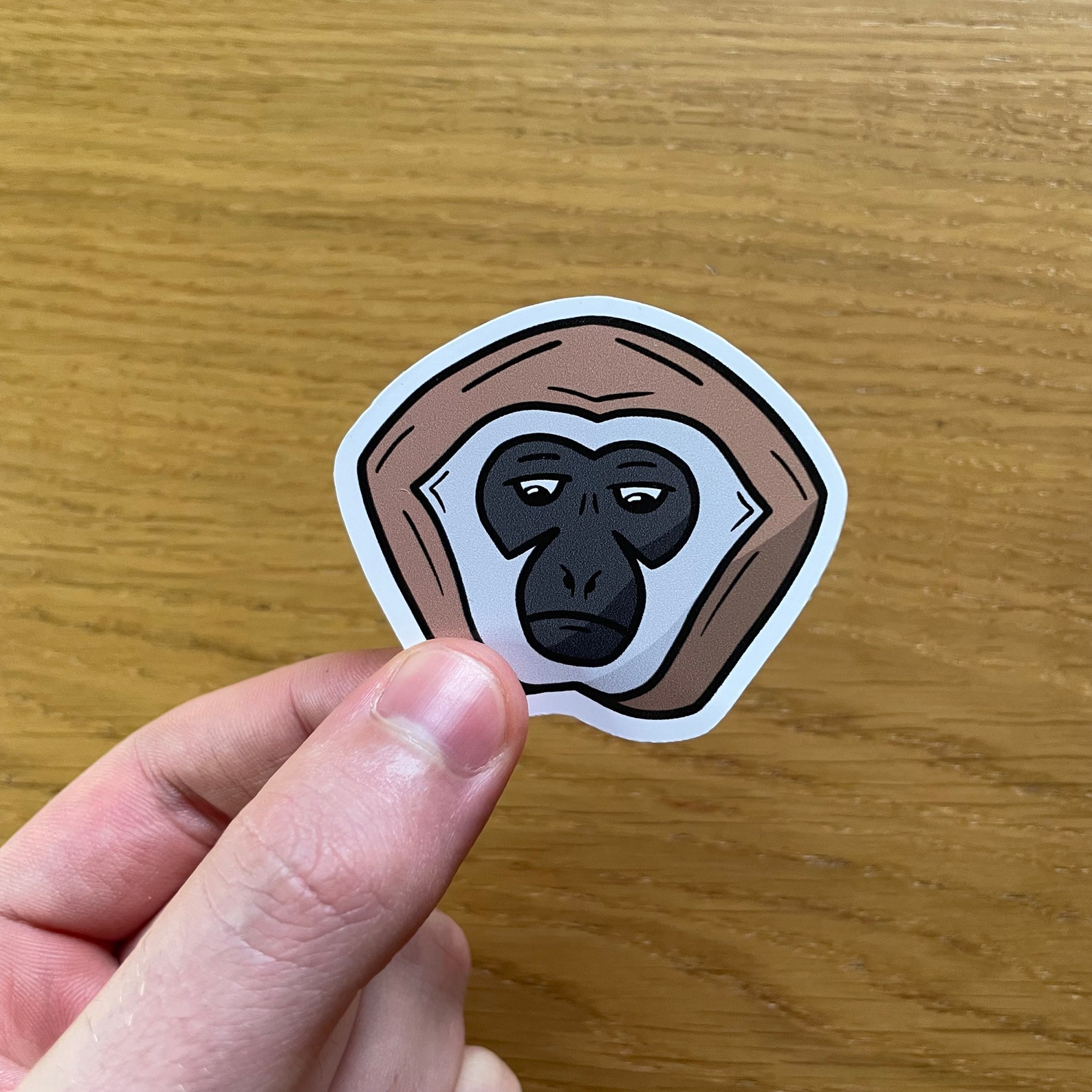 Ape Stickers Pack, Gorilla, Orangutan, Gibbon, Chimp, Bonobo, Monkey ...