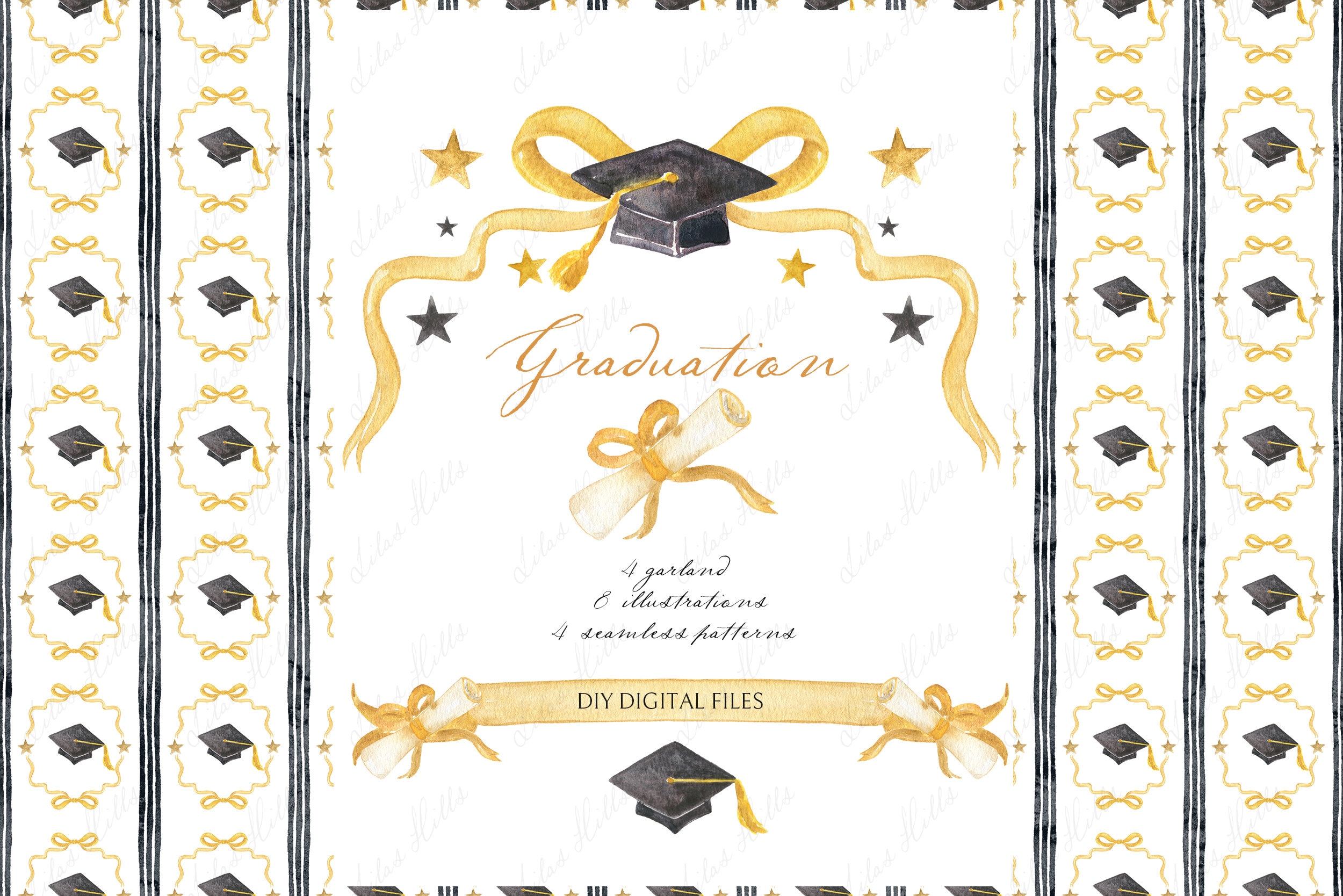 Graduation Borders Clip Art