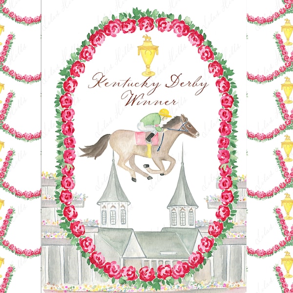Kentucky Derby Clipart - Etsy