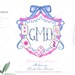 Mahjong Crest Watercolor Clipart, Wedding DIY (digital Download) - Etsy