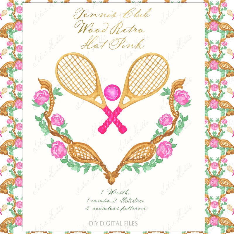 Wooden Tennis Racket - Etsy