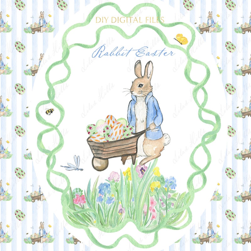 Peter Rabbit Clipart - Etsy
