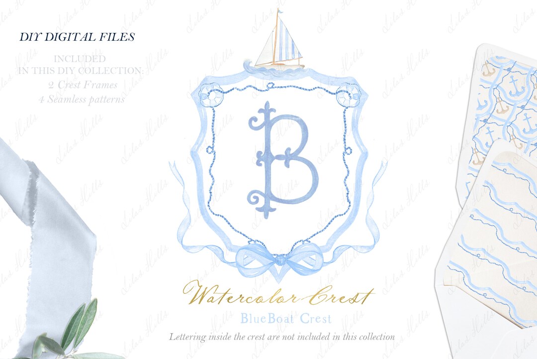 Boat Sailor Light Blue Crest Baby Light Blue Girl Boy DIY Hospital Door ...