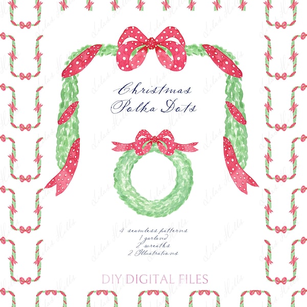 Polka Dot Christmas - Etsy