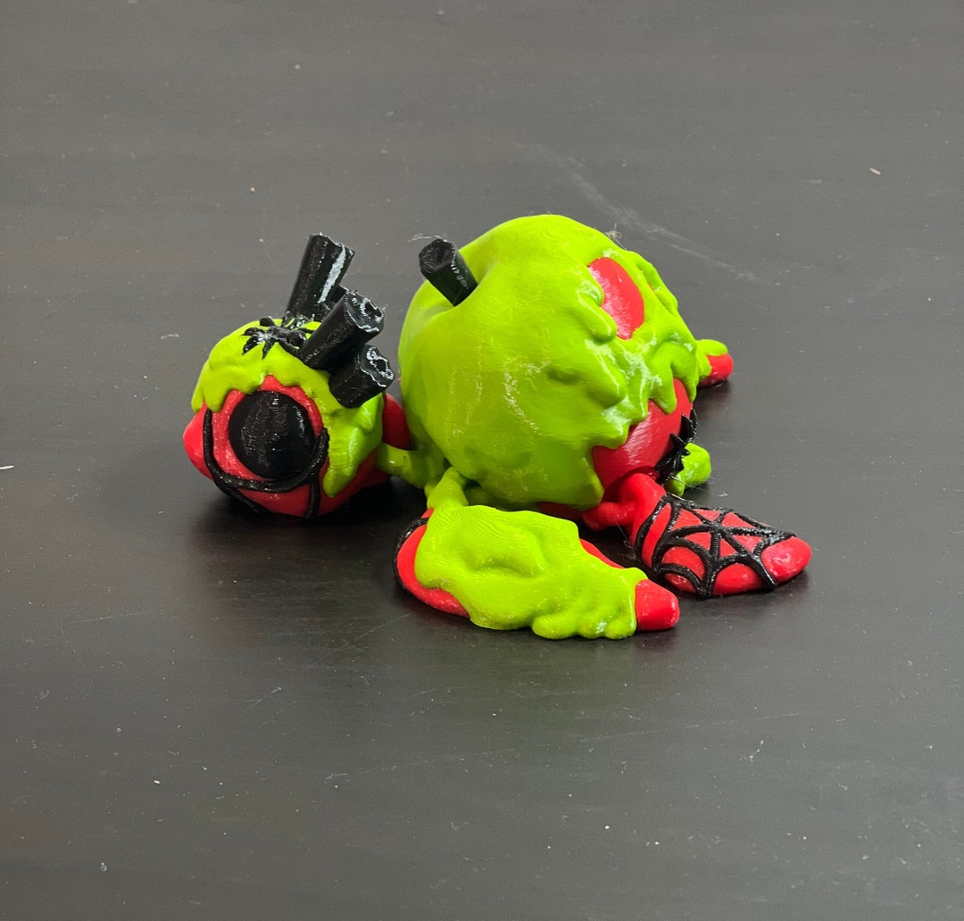 Cinderwing3d Adorable Poison-apple Turtle, Perfect for Halloweeen Decor ...