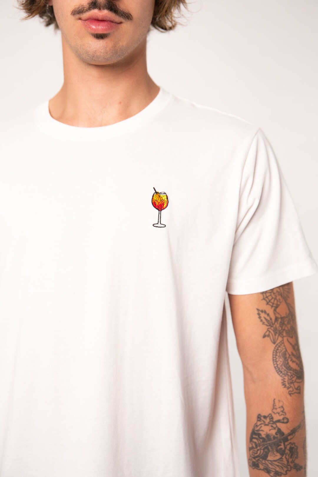 Spritz | Embroidered Men's Organic Cotton T-shirt - Etsy