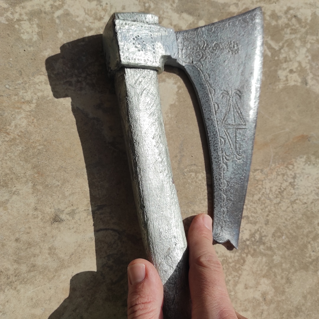 Unique Primitive Antique Axe Gift for Him 19th Century Curved Handmade ...