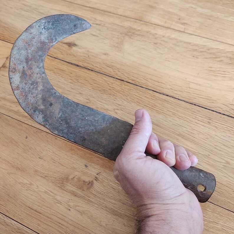 Antique Vintage Billhook, Pruning Knife, Slasher, Garden Tool, Hand ...
