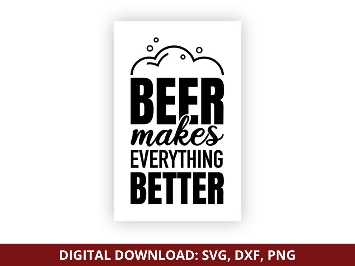 4 Beer Opener Signs Bundle SVG, DXF & PNG Files for Wood, Laser, Cut ...