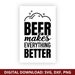 4 Beer Opener Signs Bundle - SVG, DXF & PNG Files for Wood, Laser, Cut ...