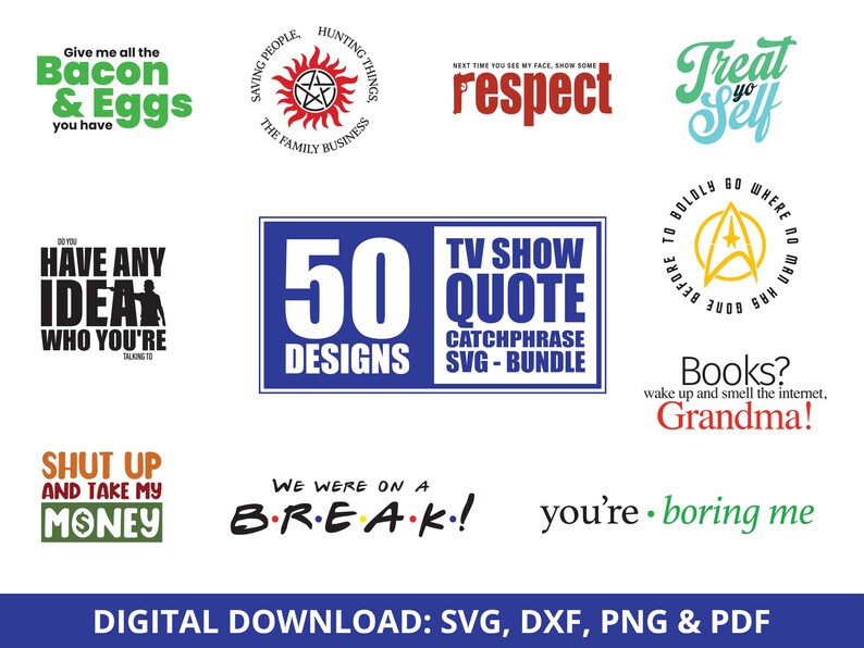 50 SVG TV Show Sayings, Catchphrases and Quotes From Your Favorite ...