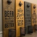 12 Bundle of Beer Opener Signs, Beer Lovers Gift, Outdoor Patio, Bar ...