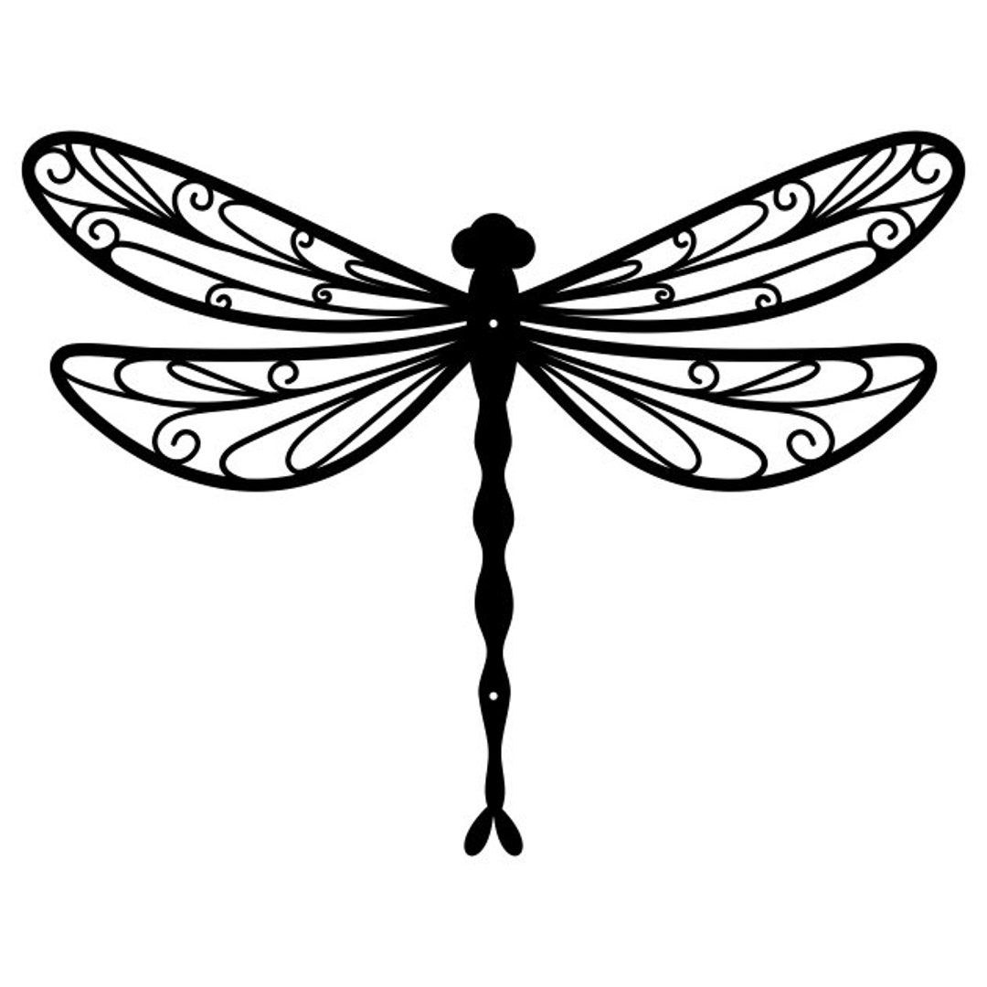 Dragonfly Metal Sign | Dragonfly Wall Art Insect Decor | Insect Wall ...