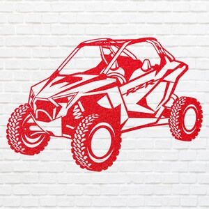 UTV Metal Art, Car Wall Decor, UTV Wall Art for Garage Decor, Garage ...