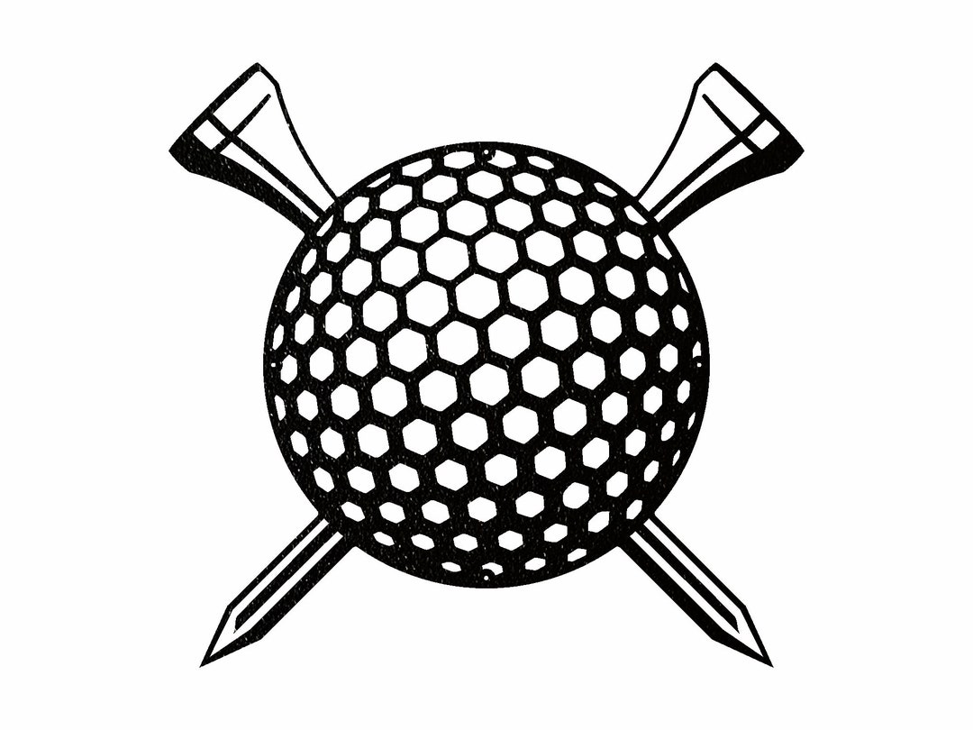 Golf Tee Ball Metal Wall Art, Golf Metal Art Decoration, Golf Wall ...
