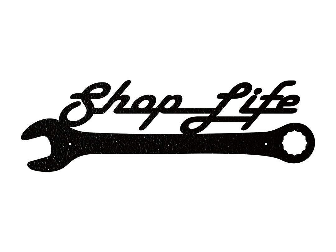 Metal Workshop Sign, Metal Art Sign, Shop Decor Metal Wall Art, Laser ...