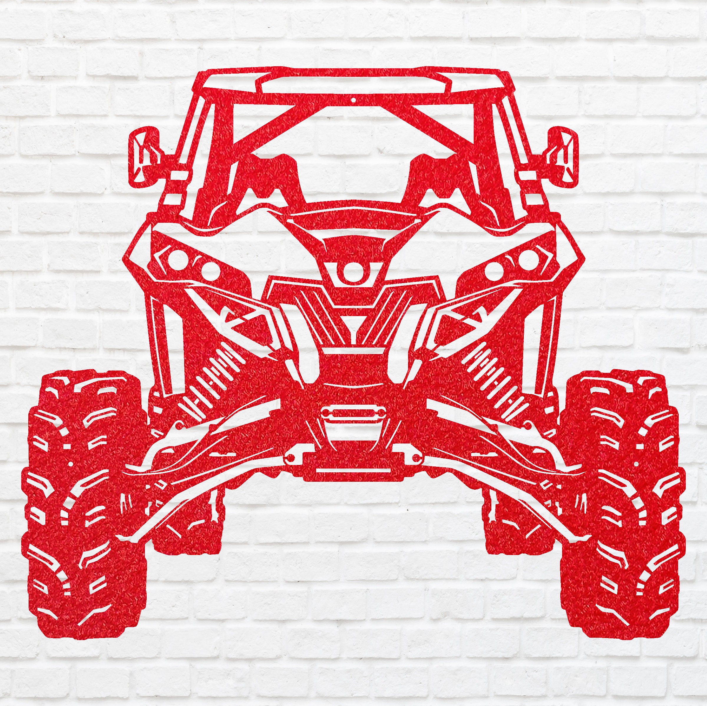 UTV Wall Art, off Road Car Art, Laser Cut Metal Sign, Workshop Wall ...