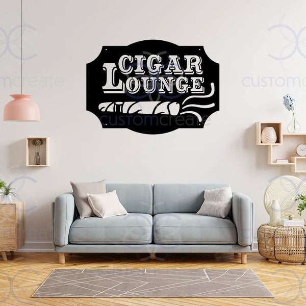Outdoor Cigar Lounge Sign - Etsy