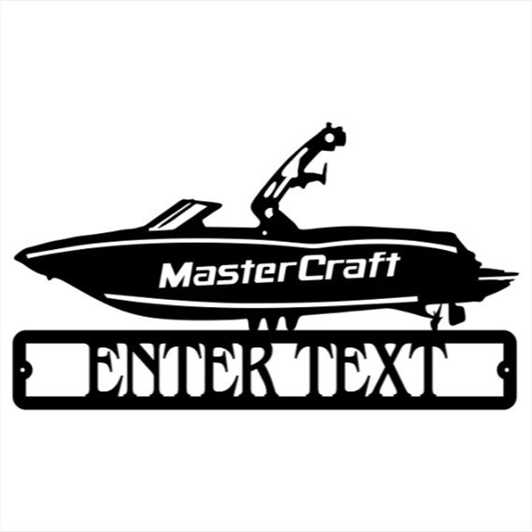 Boat Metal Wall Art, Personalized Metal Name Sign, Laser Cut Boat Wall ...