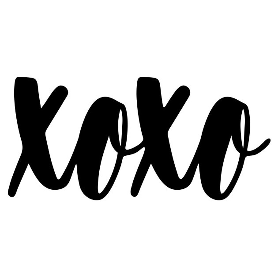 Xoxo Sign Metal Wall Art, Geometric Metal Letters, Metal Word Art Over ...