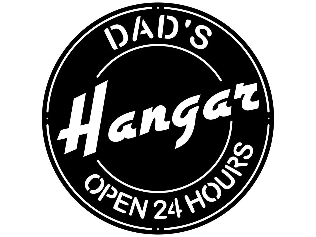 Father Wall Art, Round Dad Hungar Wall Art, Outdoor Modern Metal Art ...